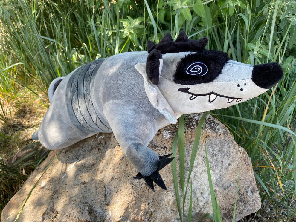 Weighted Roadkill Raccoon Plush – Creep Cat Toy Company