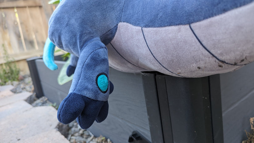 Sleepy Time Dragon - Deep Blue – Creep Cat Toy Company
