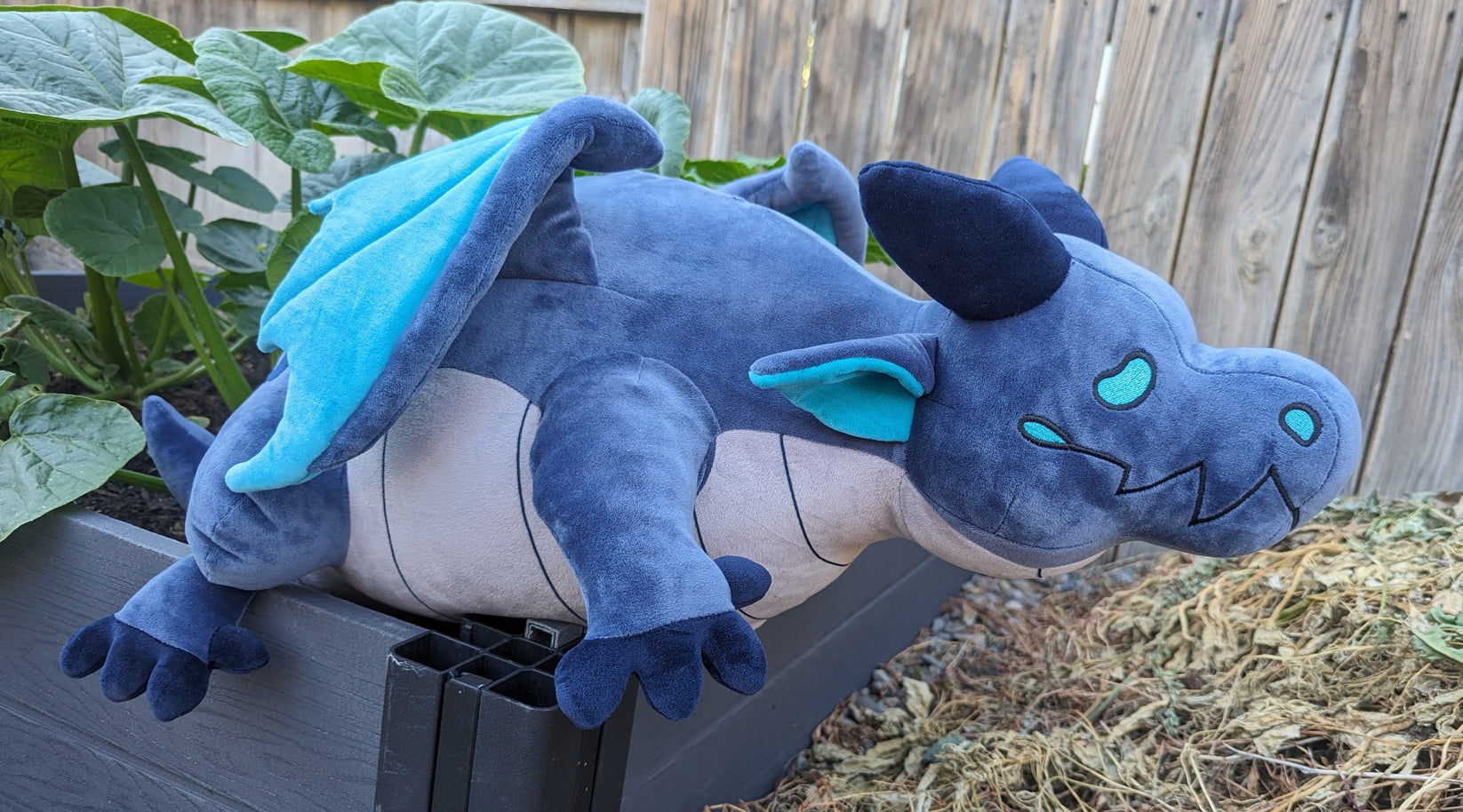 Sleepy Time Dragon - Deep Blue – Creep Cat Toy Company