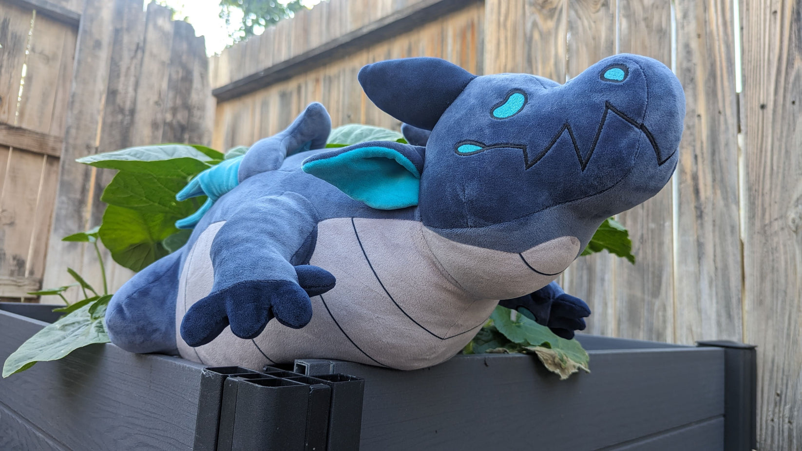 Sleepy Time Dragon - Deep Blue – Creep Cat Toy Company
