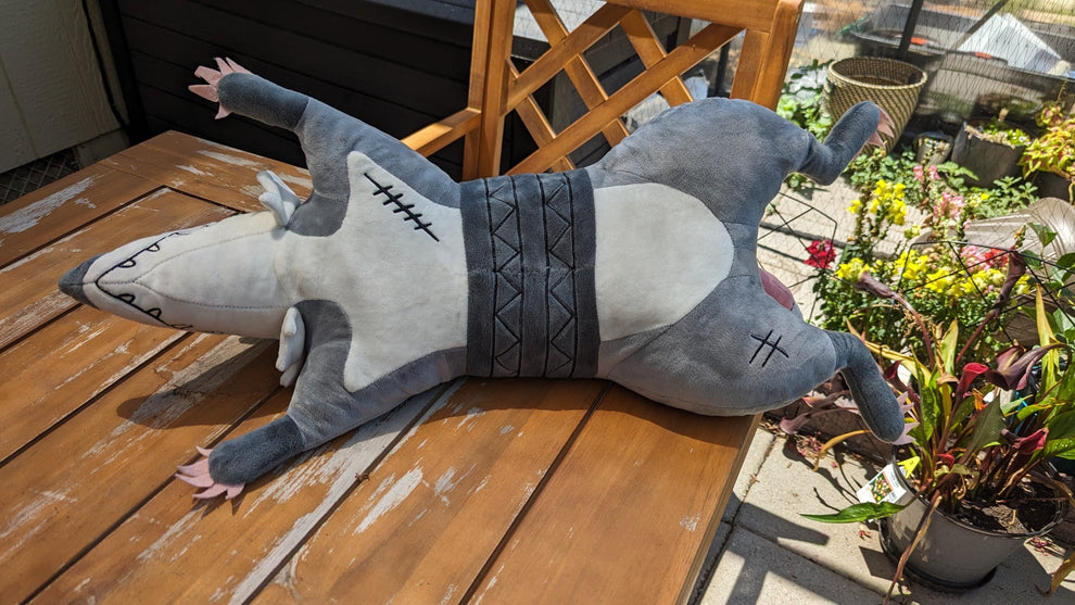 Weighted Roadkill Possum – Creep Cat Toy Company